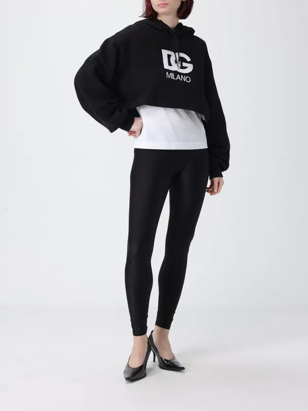 Dolce & Gabbana Cropped Logo Hoodie