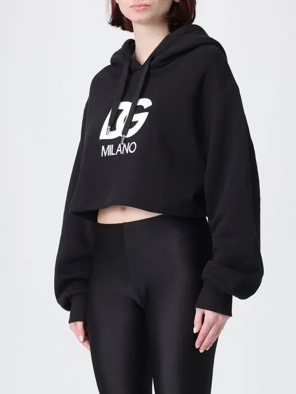 Dolce & Gabbana Cropped Logo Hoodie