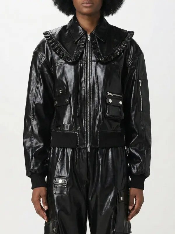 GANNI Bomber Jacket - Black