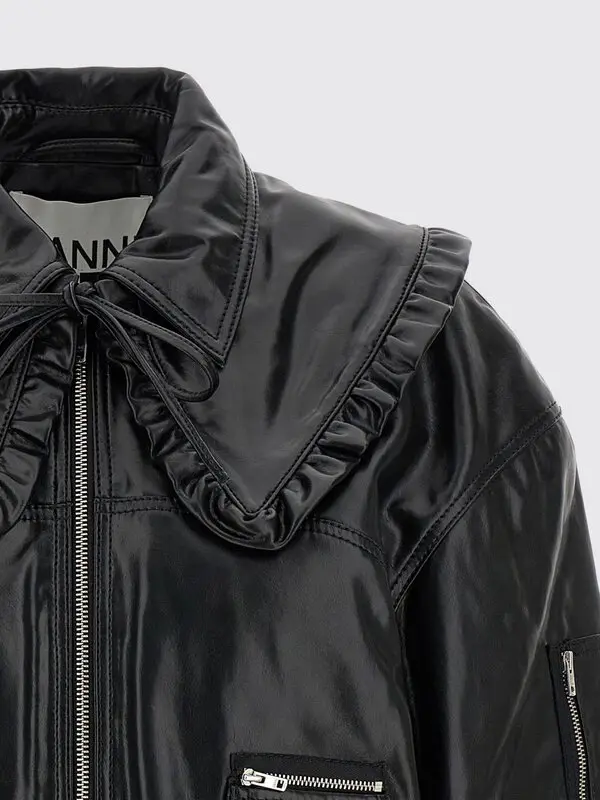 GANNI Bomber Jacket - Black