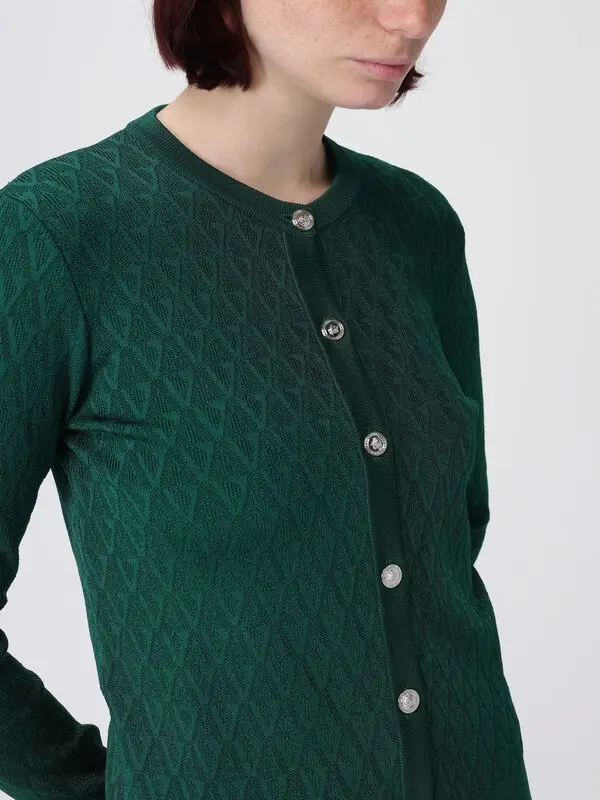 Versace Diamond Knit Cardigan