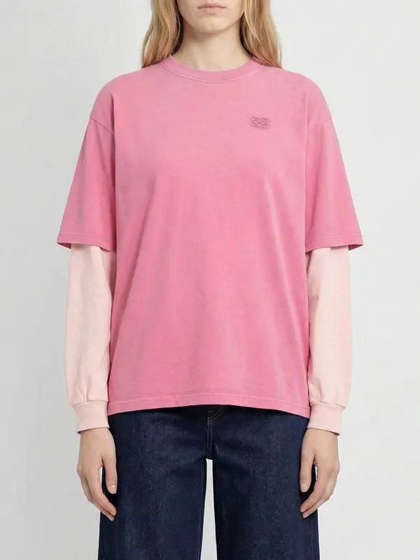 GANNI T-shirt - Pink