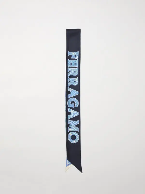 FERRAGAMO Neck Scarf - Blue