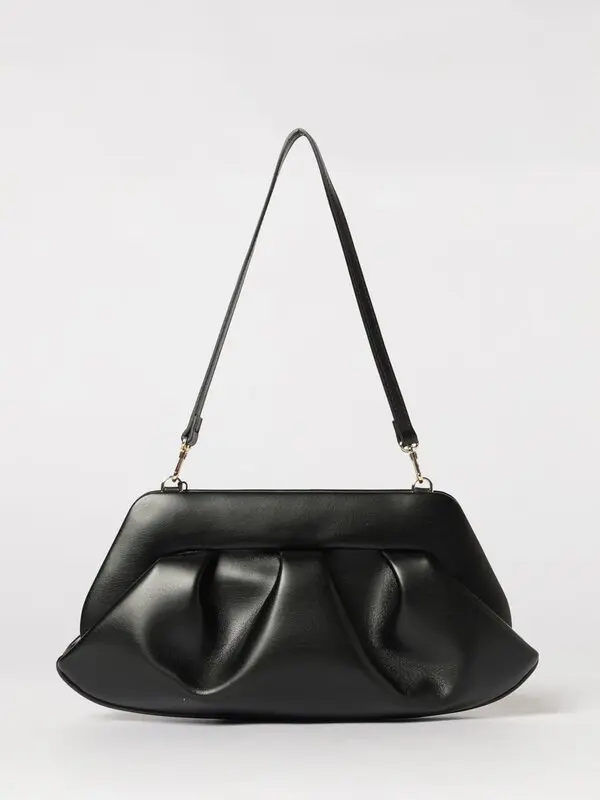 THEMOIRE Bios Vegan Leather Shoulder Bag - Black