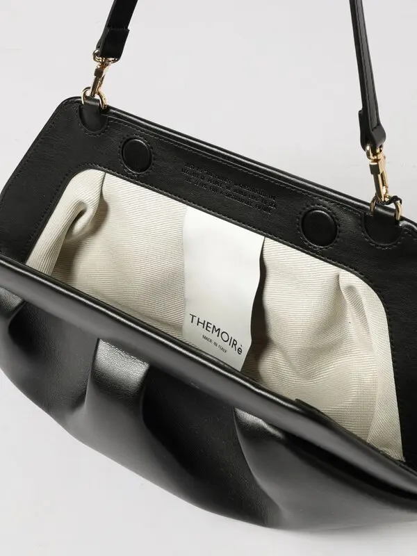 THEMOIRE Bios Vegan Leather Shoulder Bag - Black