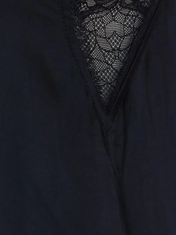 Zadig&Voltaire Lace Trim Maxi Dress