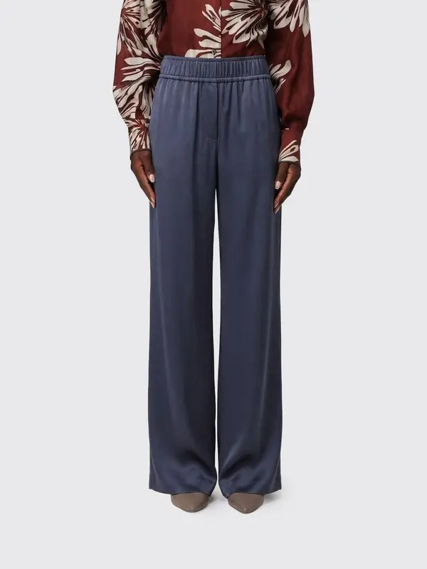 Brunello Cucinelli Tailored Wide Leg Pants - Blue