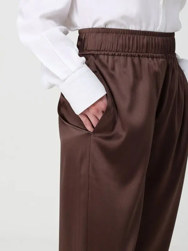 Brunello Cucinelli Tailored Wide Leg Pants - Brown