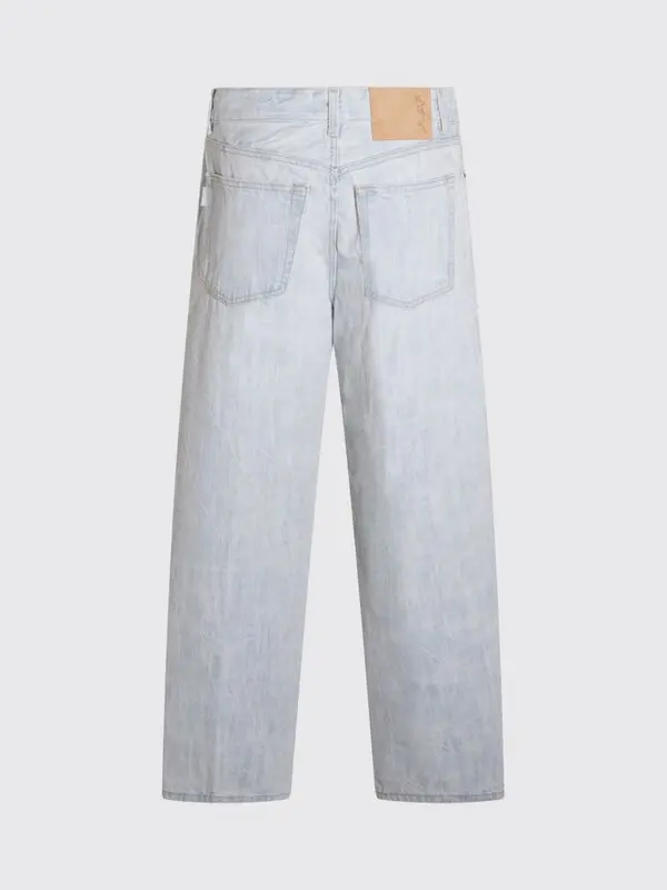 HAIKURE Bleached Denim Jeans - Blue