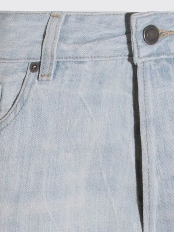 HAIKURE Bleached Denim Jeans - Blue