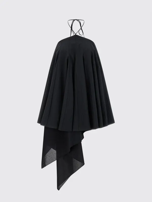 Jacquemus Cotton Blend Mini Dress - Black