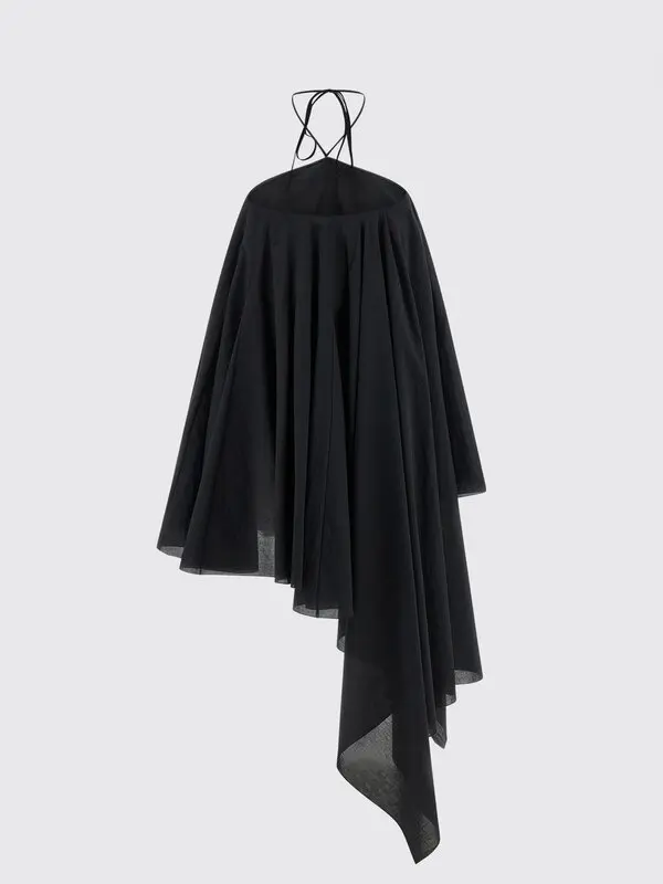 Jacquemus Cotton Blend Mini Dress - Black
