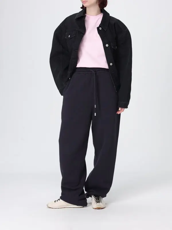 Jacquemus Cropped Denim Jacket - Black