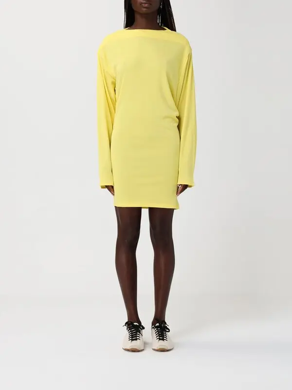 Jacquemus Viscose Blend Mini Dress - Yellow