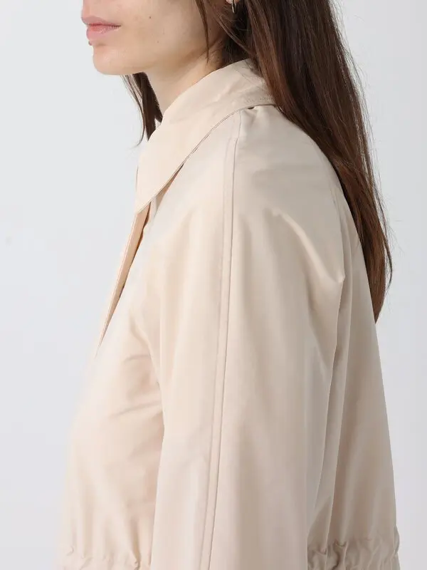 Burberry Stretch Nylon Raincoat With Check Interior