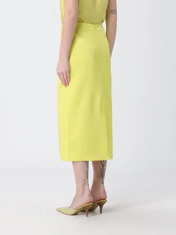 TWINSET Viscose Skirt - Lime