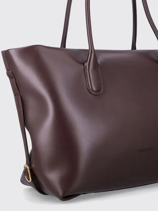 THEMOIRE Tallia Vegan Leather Tote Bag - Ebony