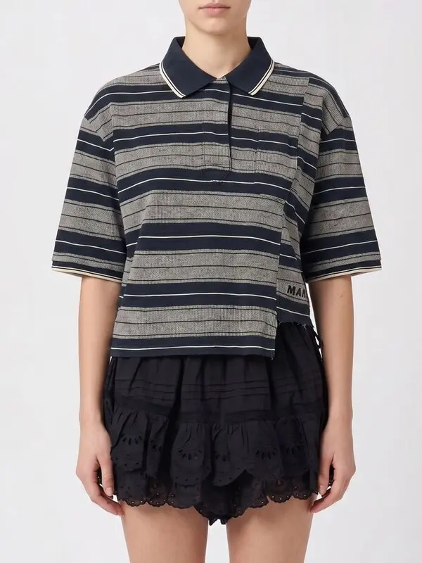 Isabel Marant Étoile Striped Polo Shirt