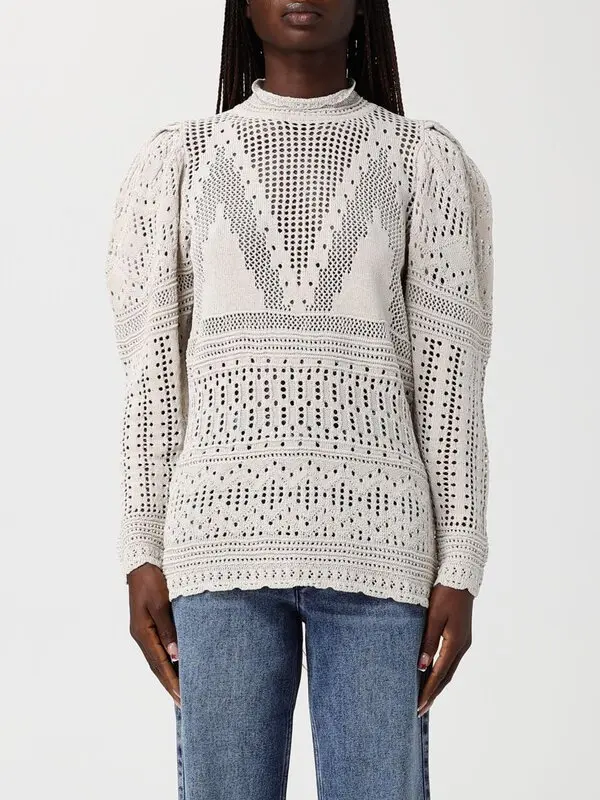 Isabel Marant Étoile Crochet Knit Top - Beige