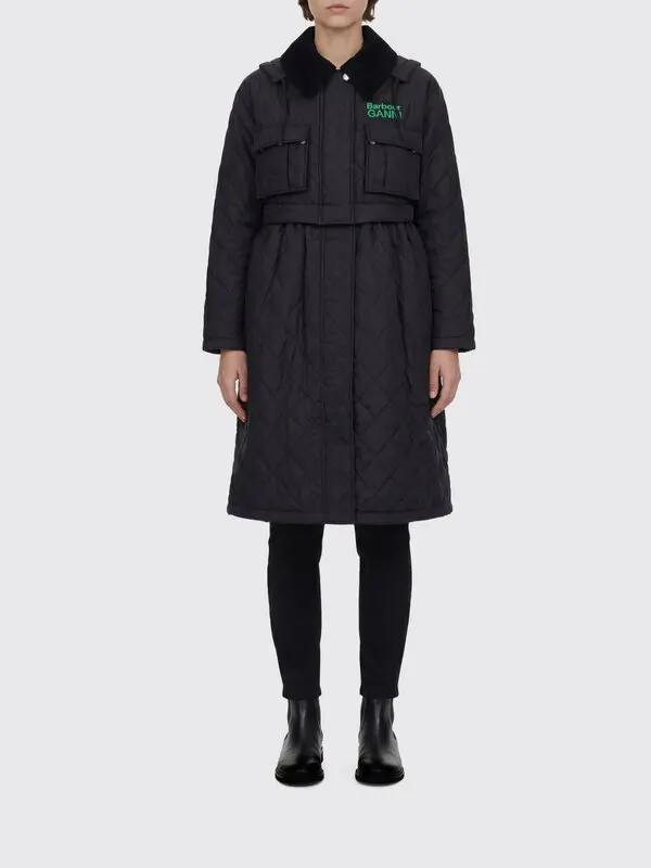 BARBOUR X GANNI Quilted Polyester Jacket - Black