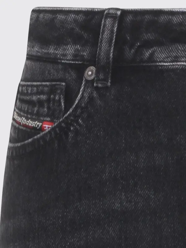 DIESEL® De-ron Cotton Denim Skirt