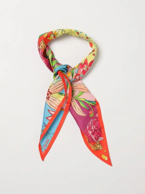 Liu Jo Baroque Print Fabric Foulard - Multicolor
