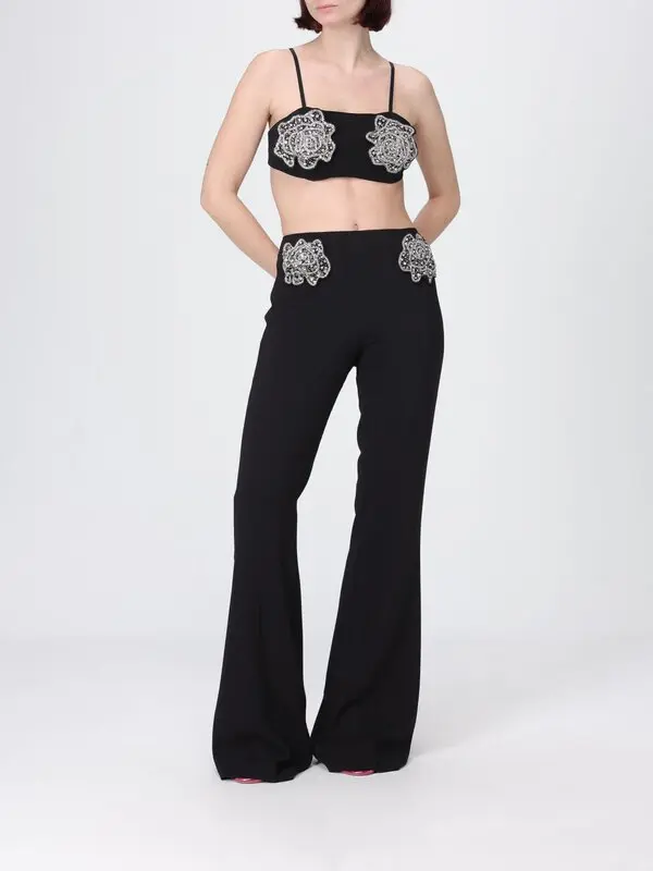 Pinko Embellished Cropped Top