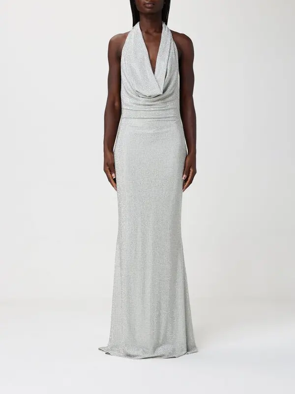 TWENTY FOURHAITCH Halterneck Gown