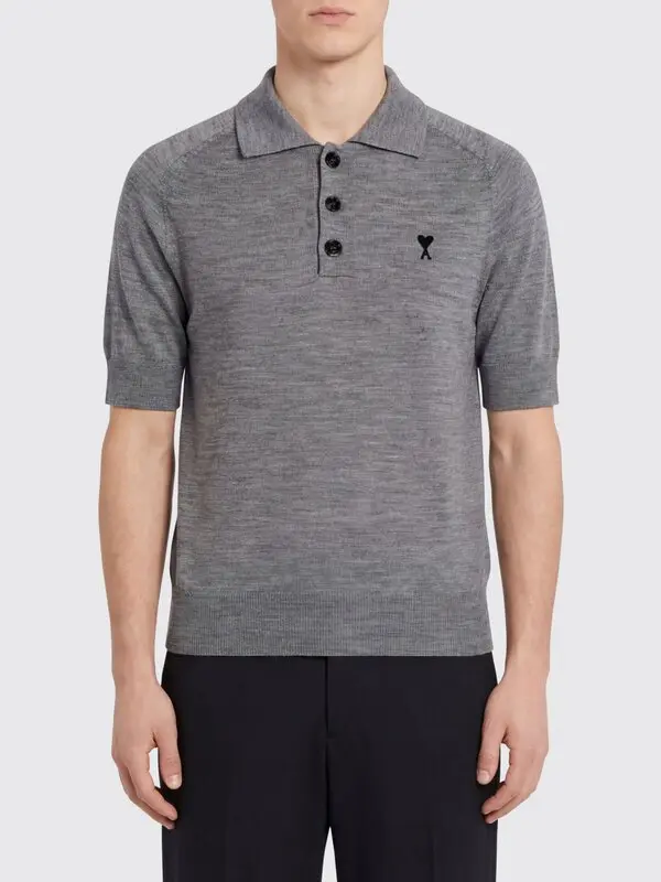 Ami Short Sleeve Polo Sweater