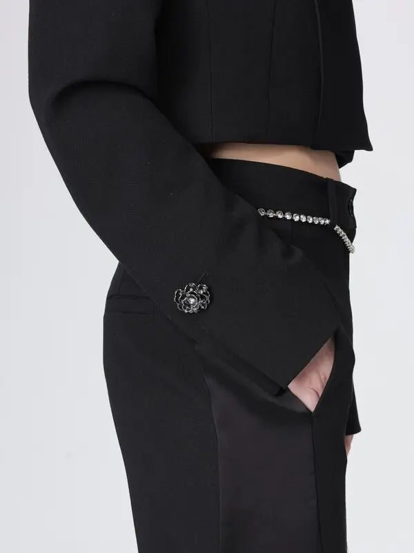 Pinko Cropped Blazer With Shawl Collar