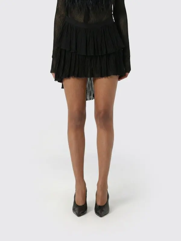 Blumarine Georgette Skirt - Black