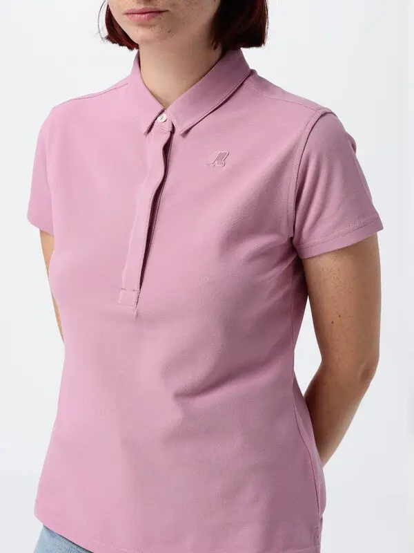 K-WAY Cotton Polo Shirt With Logo - White