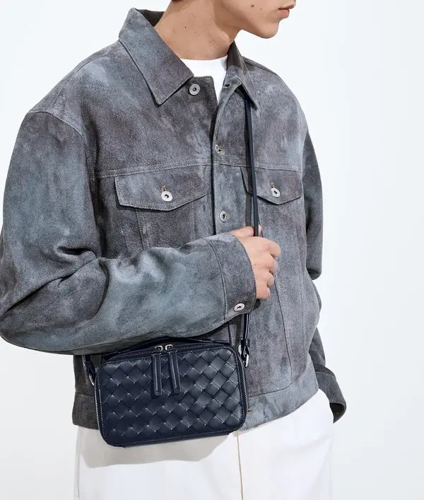Bottega Veneta Getaway Phone Pouch - Midnight