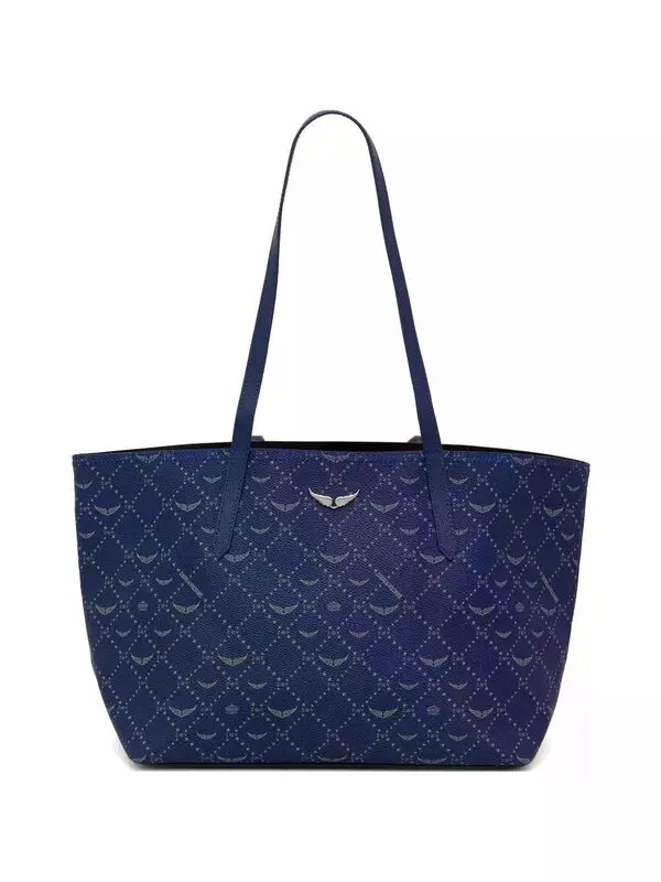 Zadig&Voltaire Metallic-detail Tote Bag - Blue