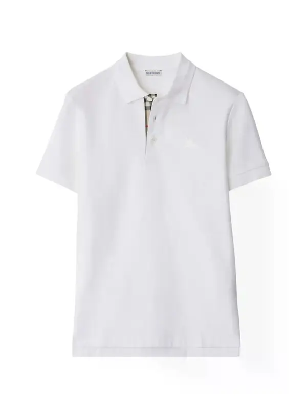 Burberry Cotton Polo Shirt - White