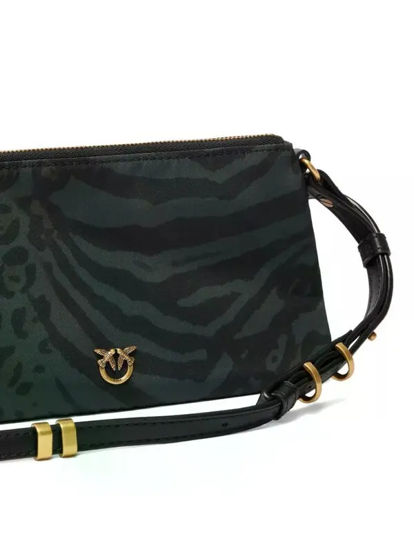 Pinko Animal-print Zip Clutch