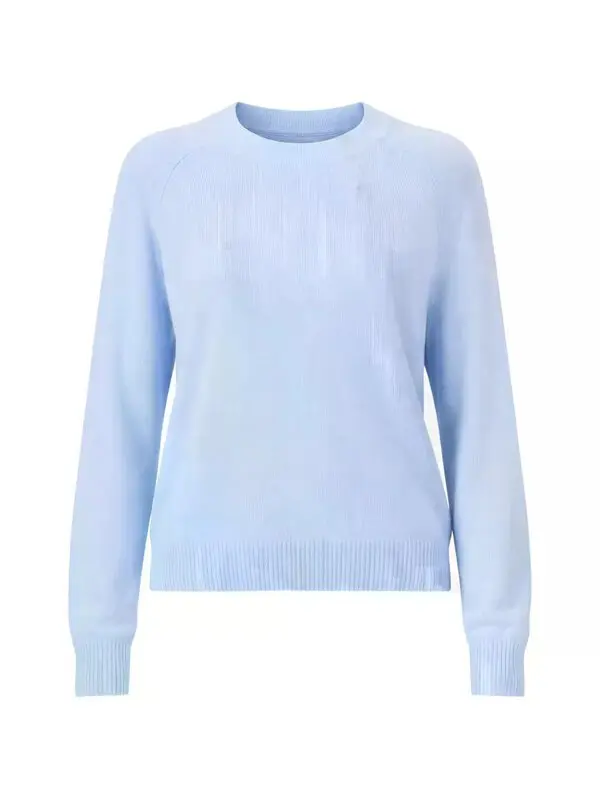 ALLUDE Ribbed-hem Sweater - Blue