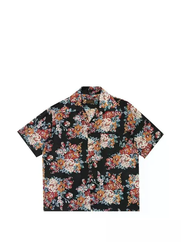Kapital Floral-pattern Shirt - Black
