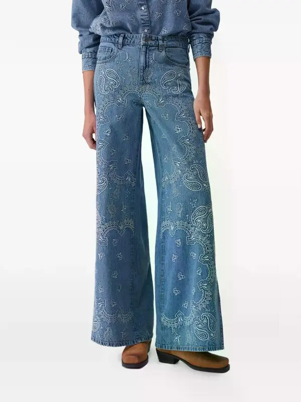 Liu Jo Embroidery Flared Jeans