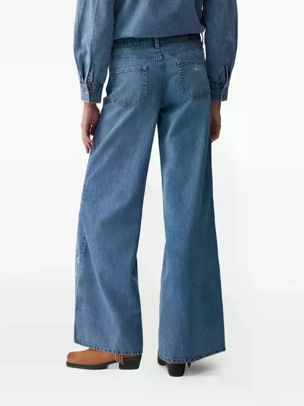 Liu Jo Embroidery Flared Jeans