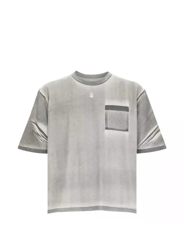 Alexander McQueen Chest-pocket T-shirt - Grey