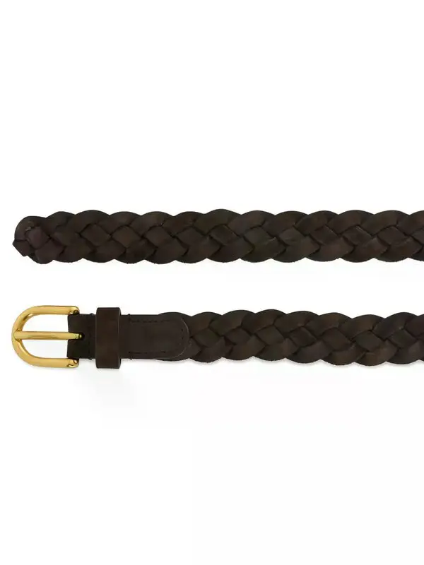 LARDINI Braided Leather Belt