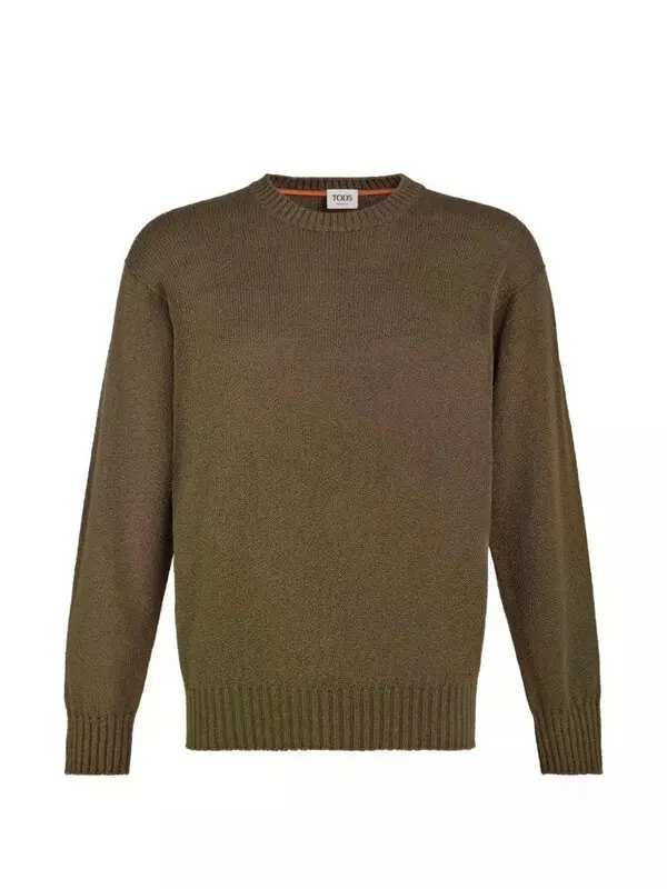 TOD'S Seamless Crewneck Sweater - Brown