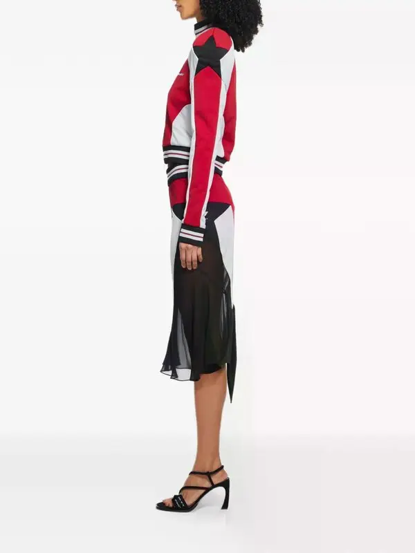 Off-White Track Star Midi Skirt