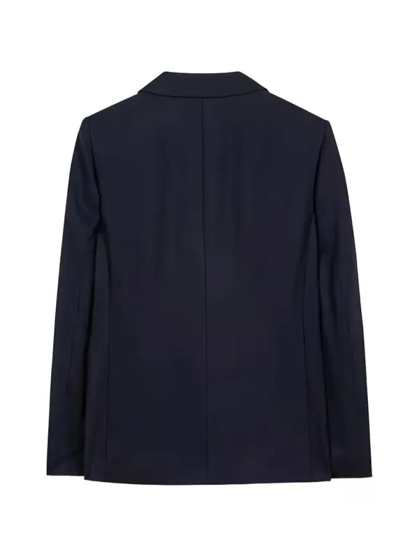 LUISA CERANO Double-breasted Gabardine Blazer