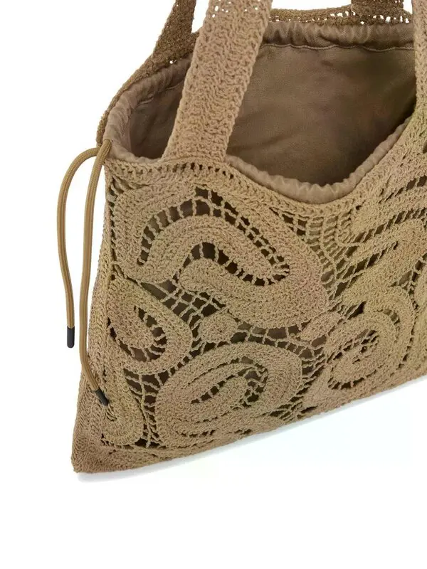 Pinko Medium Crocheted Shopper Bag