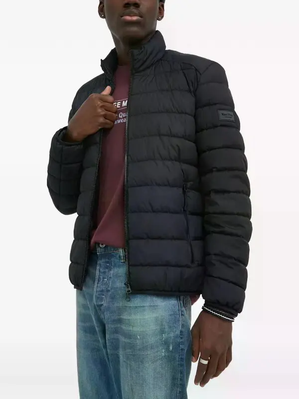 Marc O'polo Logo-patch Quilted Jacket - Black