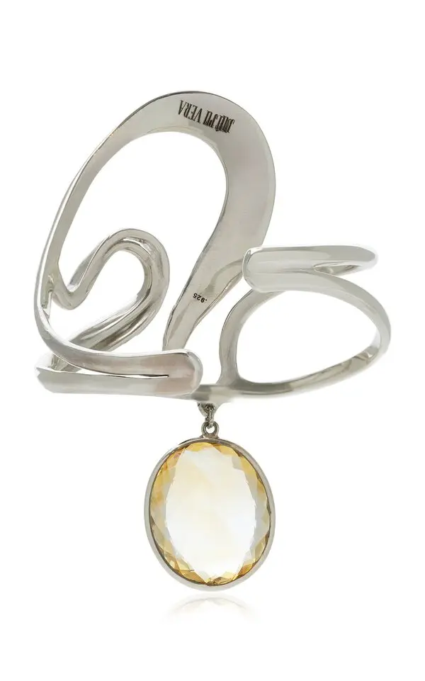 Juju Vera Lula Sterling Citrine Cuff