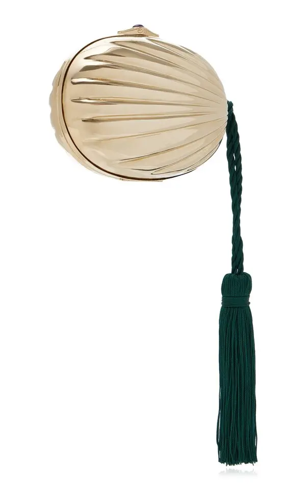 Juju Vera Petra Tassel 18k-plated Clutch