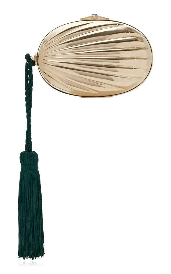 Juju Vera Petra Tassel 18k-plated Clutch